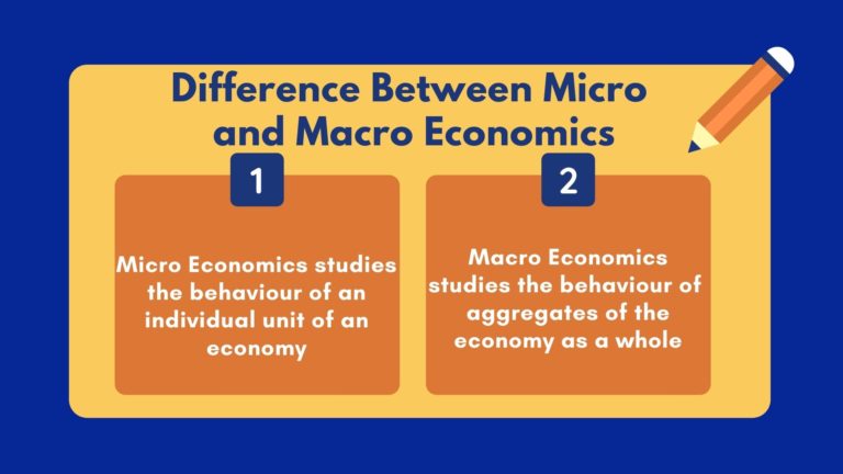 Difference Between Micro and Macro Economics (11 Points) | Important ...