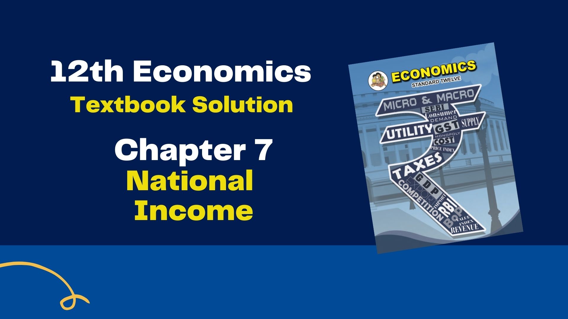 12th Economics Chapter 7 Solutions National Income Maharashtra Board