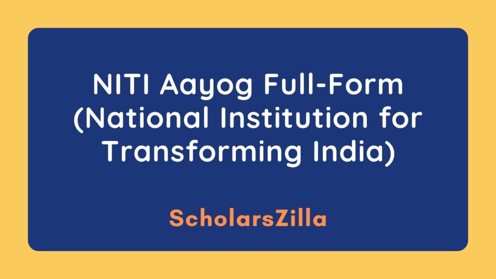 NITI Aayog Full Form Think Tank And Pillars Free Economic Blogs NITI Aayog Full Form Think Tank And Pillars Free Economic Blogs